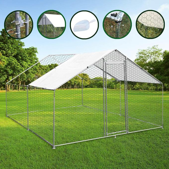 CE free range galvanized steel Dog Kennel For Chickens