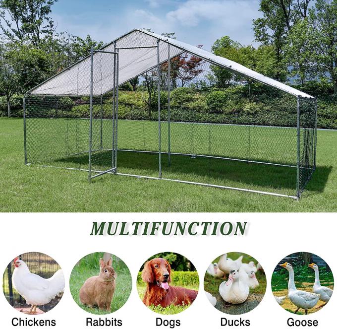 Chicken Run 2m X 4m Walk In Pet Cage Coop For Rabbit Hen Cage Pen ...